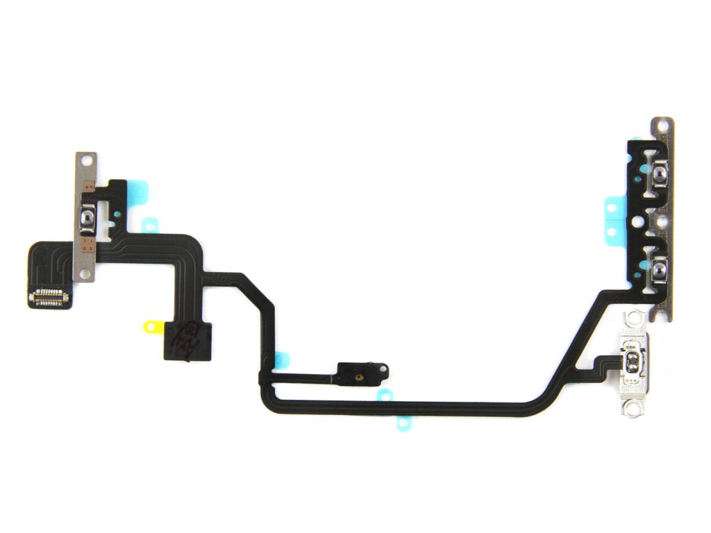 For iPhone Xr Power and Volume Flex With Metal Plate – Parts and ...